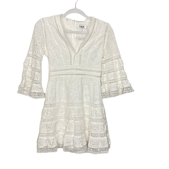 LEA Collection Classic | Dresses | Lea Collection Classic White Eyelet ...